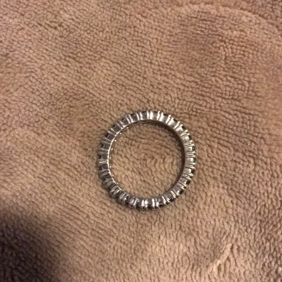 Jewelry | Silver Infinity Emerald Ring | Poshmark